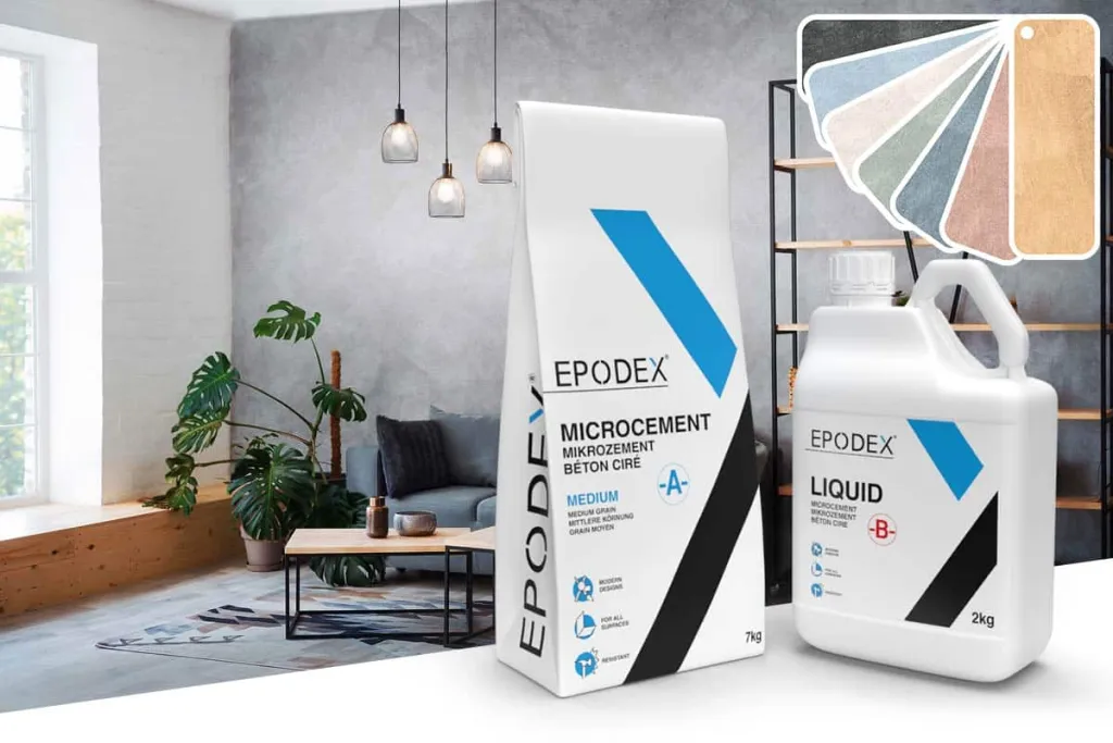 Microcement Set for Bathroom & Shower - Including PU Sealing ...